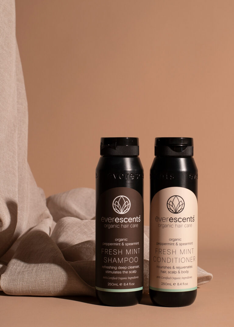Organic Fresh Mint Shampoo | Organic Peppermint & Spearmint | EverEscents